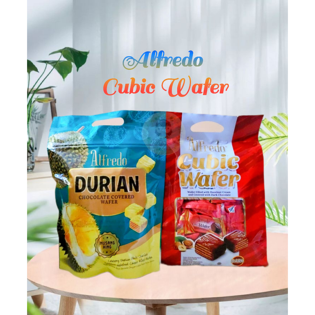.Imported Chocolate I Alfredo Cubic Wafer Filled Hazelnut Dark Durian ...
