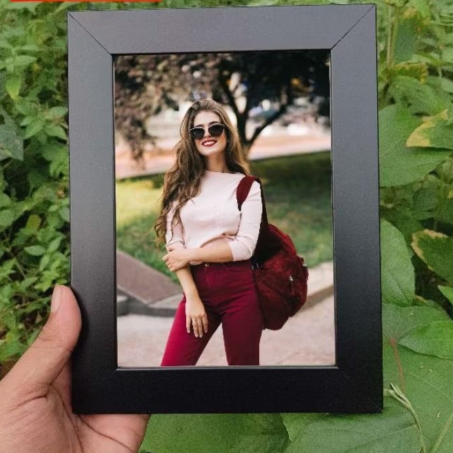 5R BLACK FRAME 5R SIZE FRAME/ 5R BLACK MINIMALIST FRAME/ (5 R) | Shopee ...