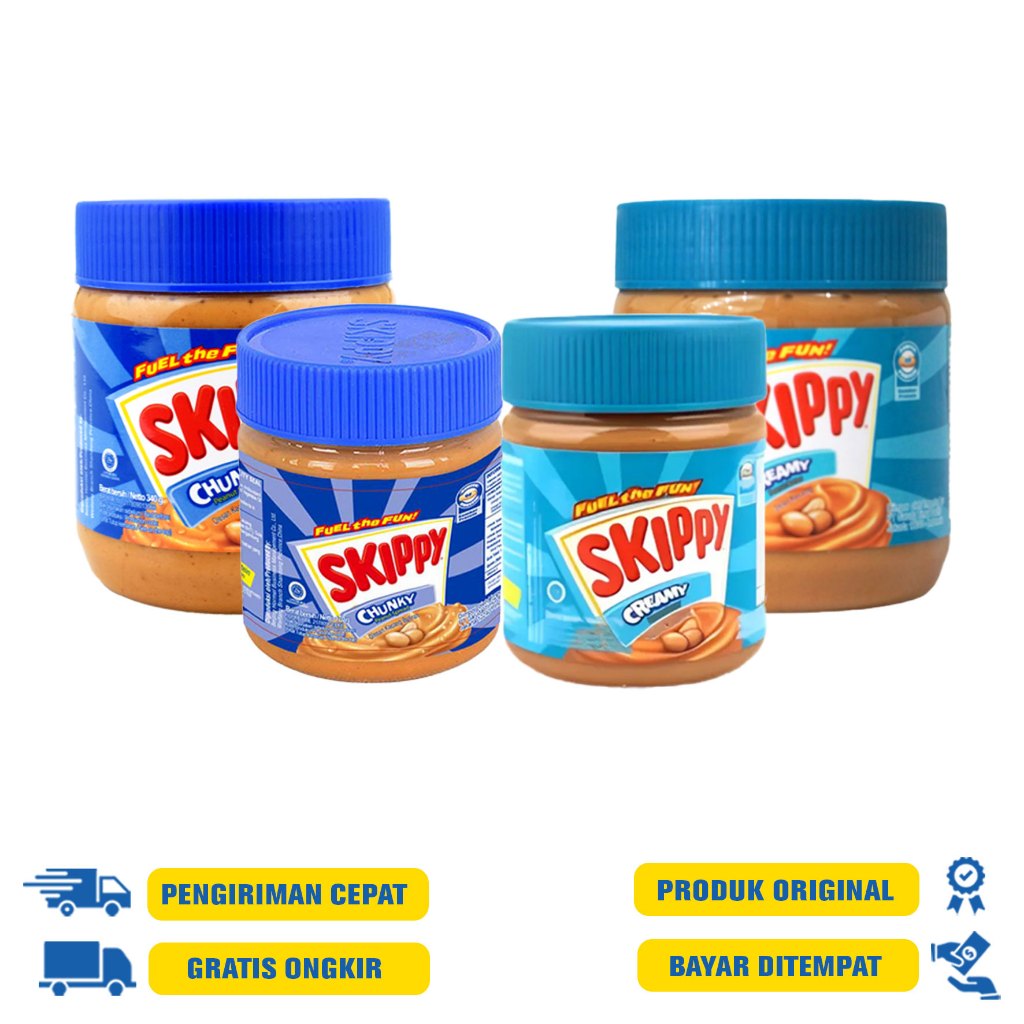 Skippy Jam 170 ER | 340 KR Peanut Butter - Creamy Peanut Butter ...
