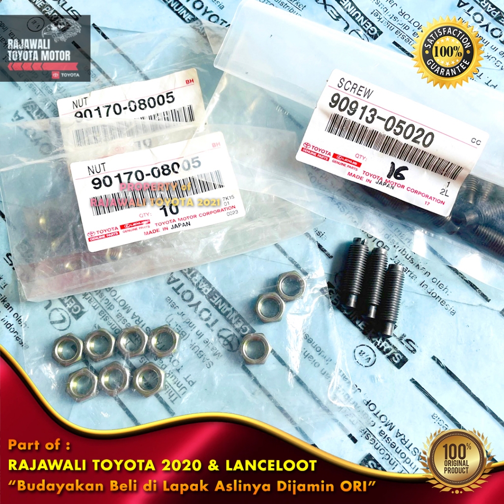 MESIN New Kijang Capsule Valve Adjustment Nut Bolt 3K, 4K,5K & 7K ...