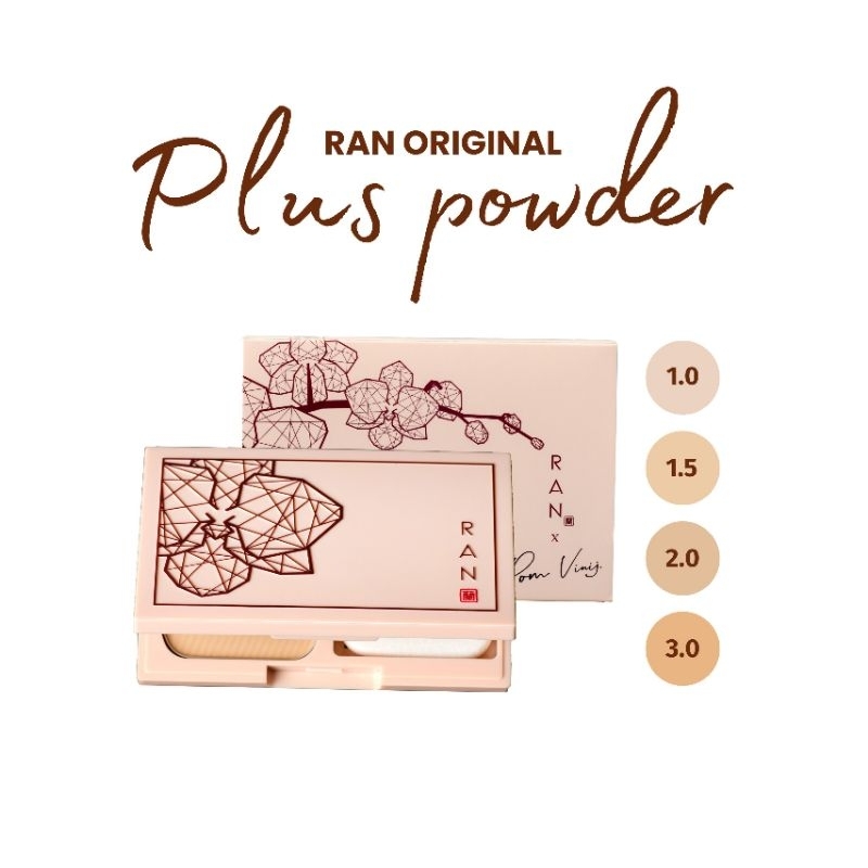 NEW RAN ORIGINAL PLUS FOUNDATION POWDER COMPACT MINI ORIGINAL TWC ...