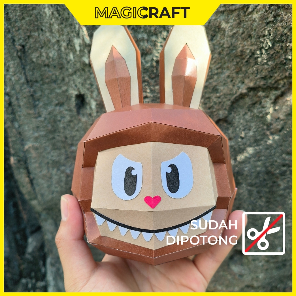 Magicraft 3D Papercraft LABUBU DIY Paper Crafts Miniature Art And Craft ...