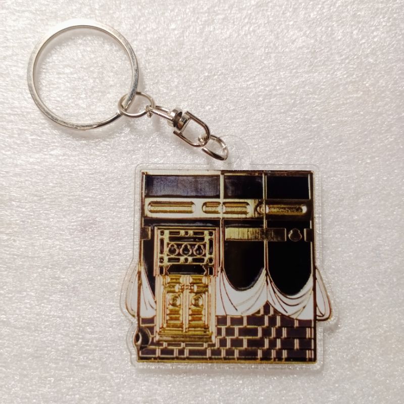 GANTUNGAN Mecca Kaaba acrylic ganci, Hajj Umrah souvenir / Kaaba key ...