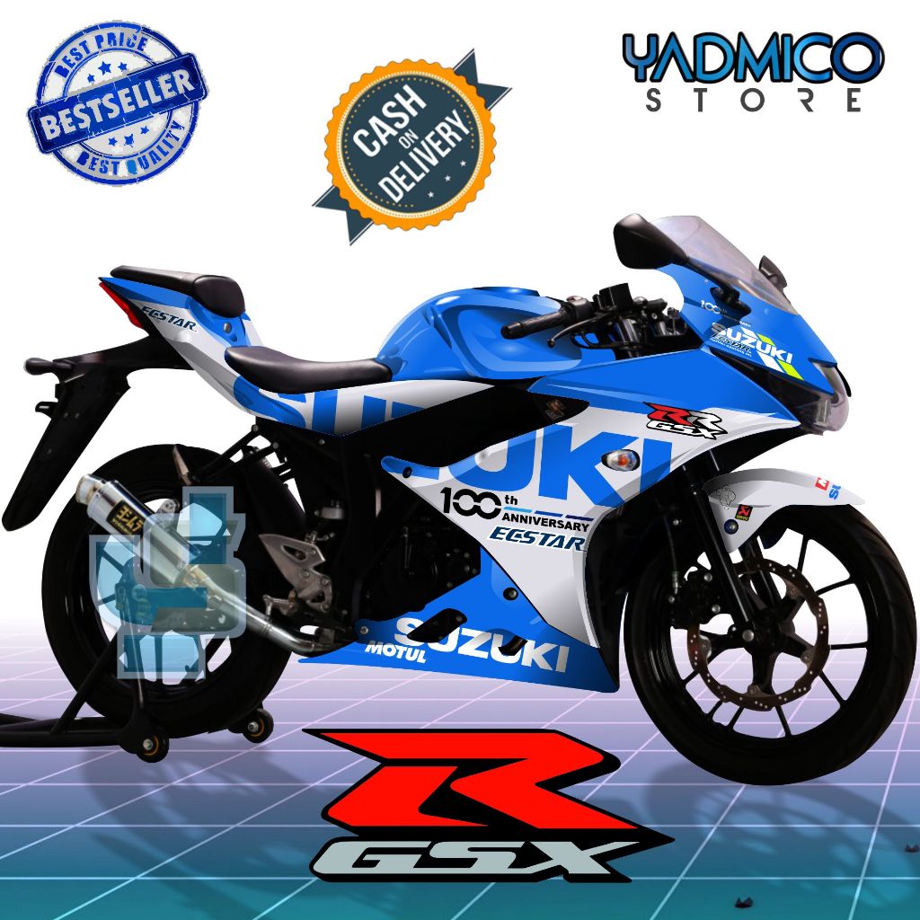 Gsx R150 Full Body Decal - GSX R150 Full Body Sticker - GSX R150 ...