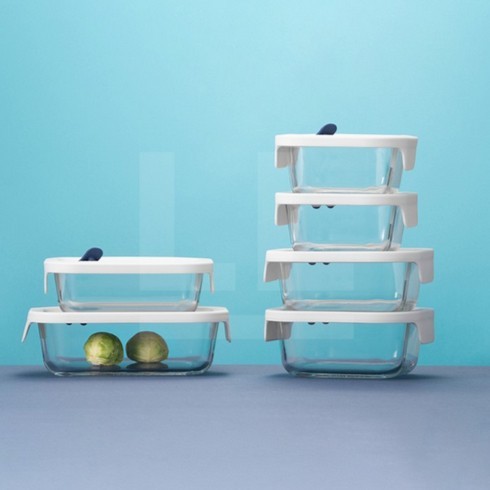 Locknlock Glass Top Class Silicon Oven Dining Place | Shopee Singapore