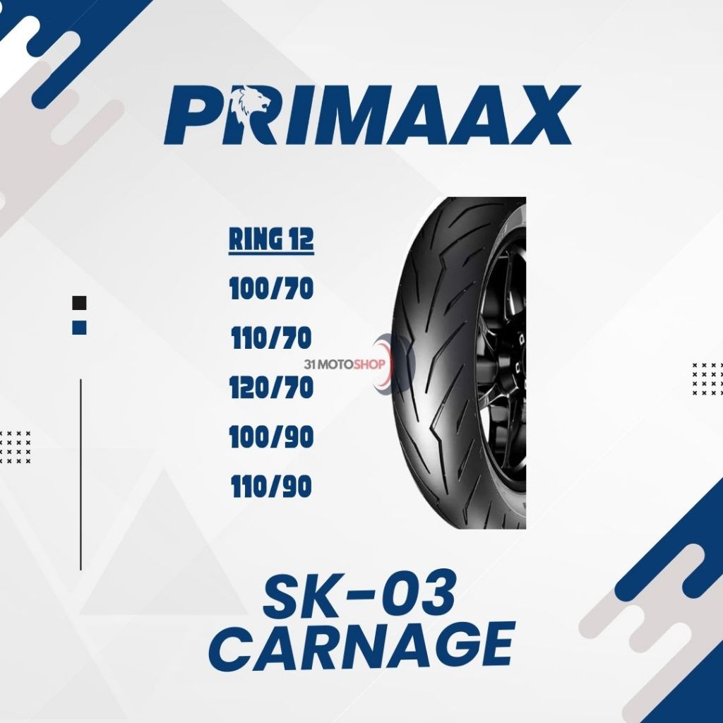 Free PENTIL Tubeless Motorcycle Tires Primaax Primax SK 03 Carnage ...