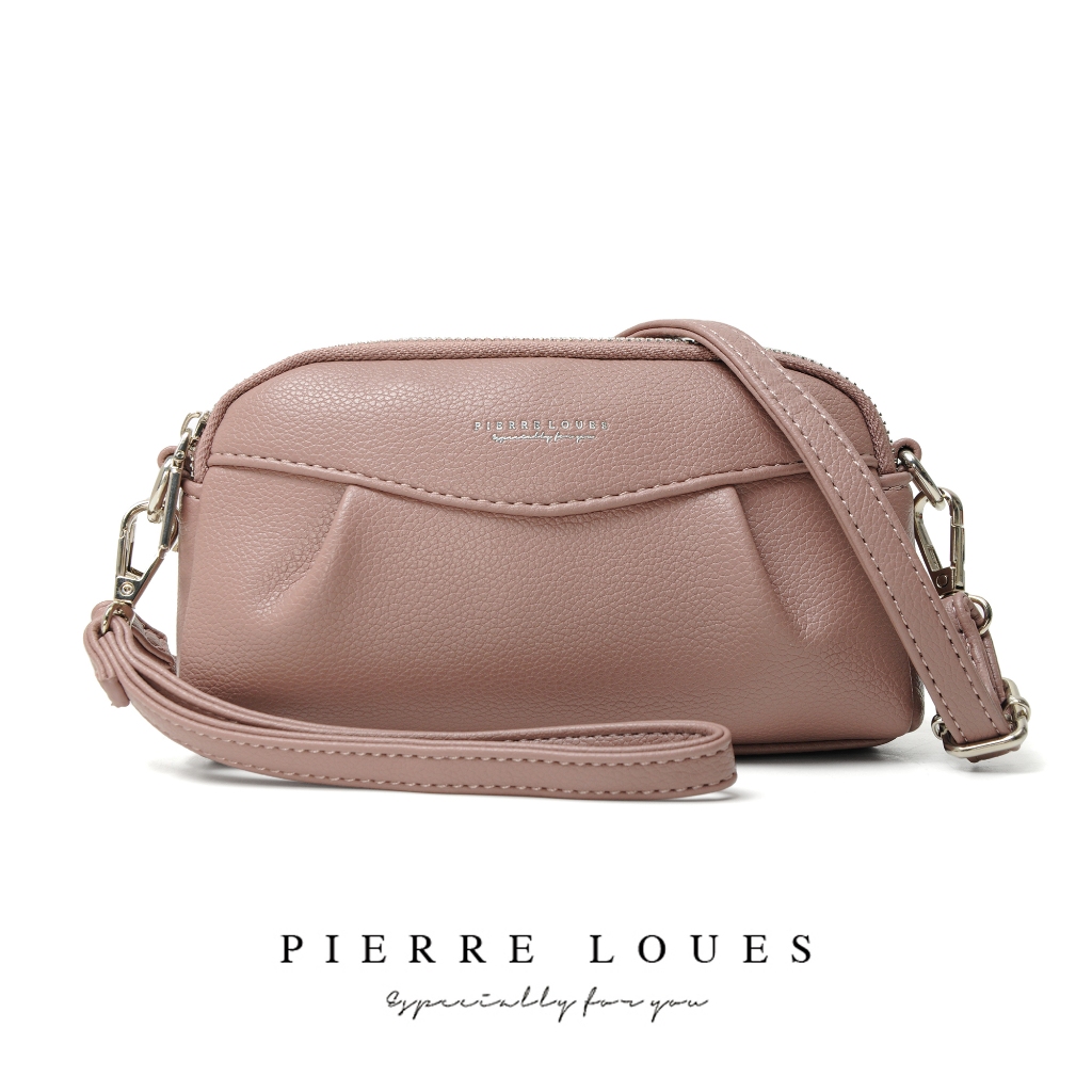 PIERRE LOUES Namira Women's Sling Bag Handbag 3 IN 1 PU Leather Premium ...