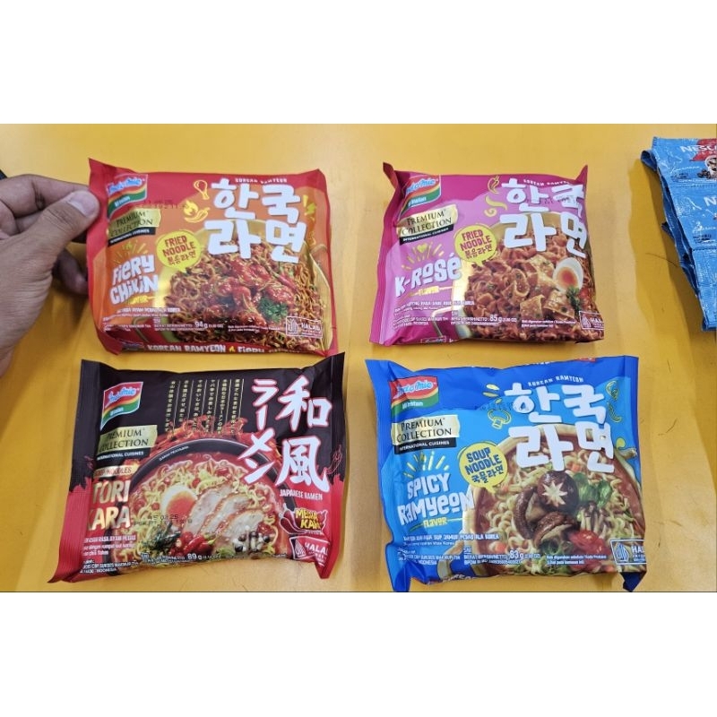 PCS - MI INDOMIE KOREA FIERY CHIKIN (FRIED) - K ROSE (FRIED) - SPICY ...