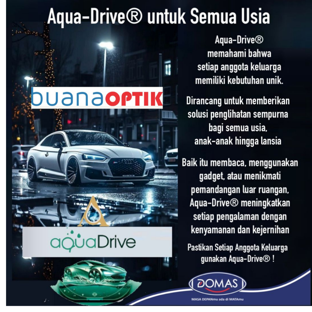 COMPLETE PACKAGE OF GLASSES AND SV DRIVE AQUA DRIVE DOMAS LENSES ANTI ...