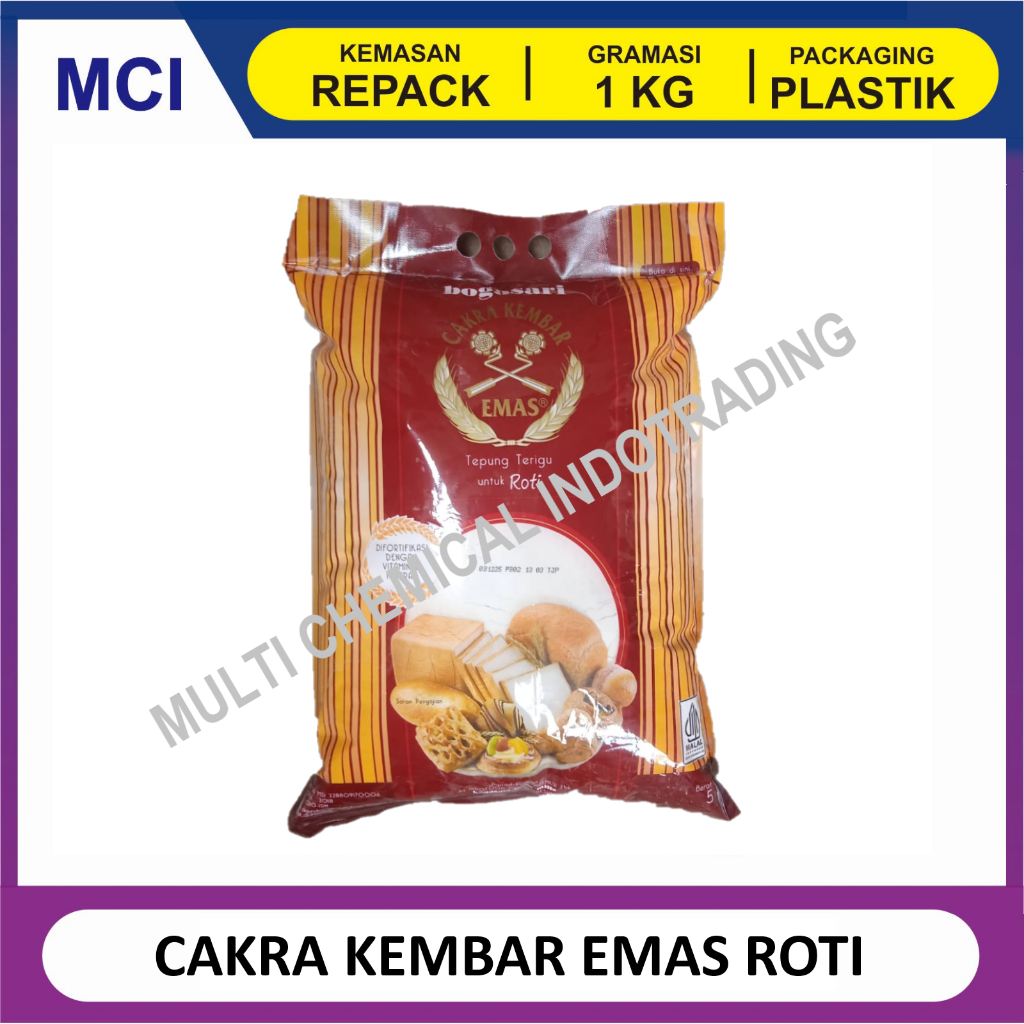 Gold Twin Chakra Bread/Wheat Flour Gold Twin Chakra Bread - REPACK 1kg ...