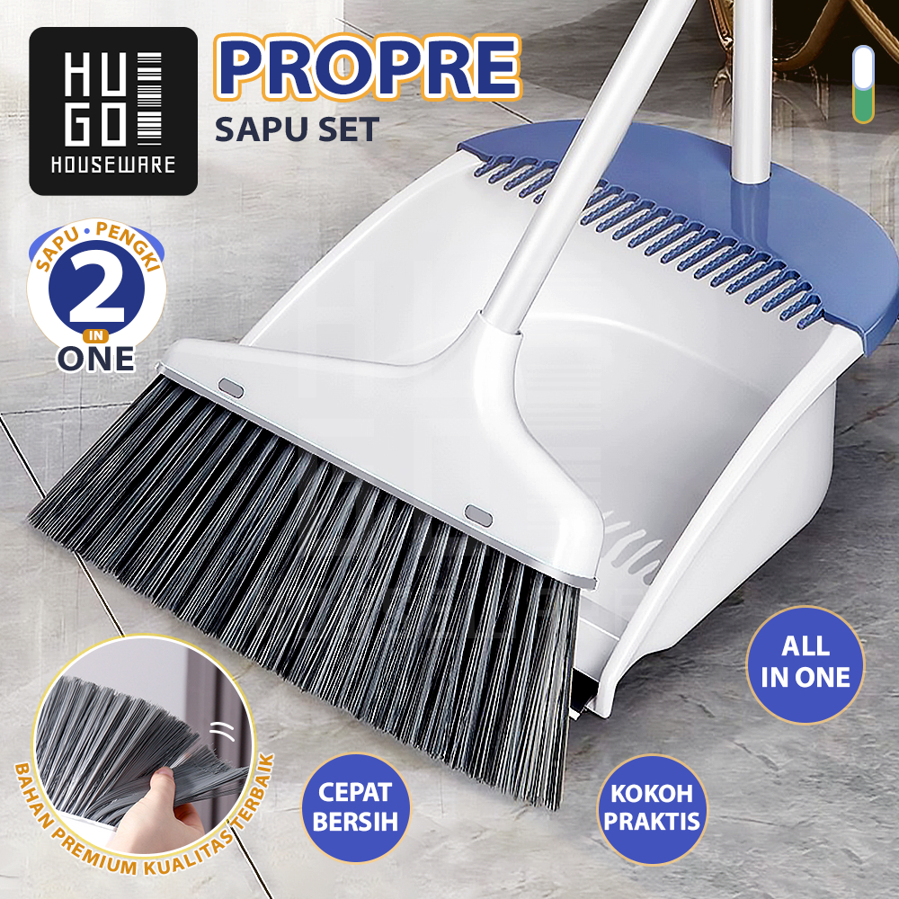 Hugo Broom Set Dustpan Broom Set Floor Cleaning Tool Broom Set Dustpan ...