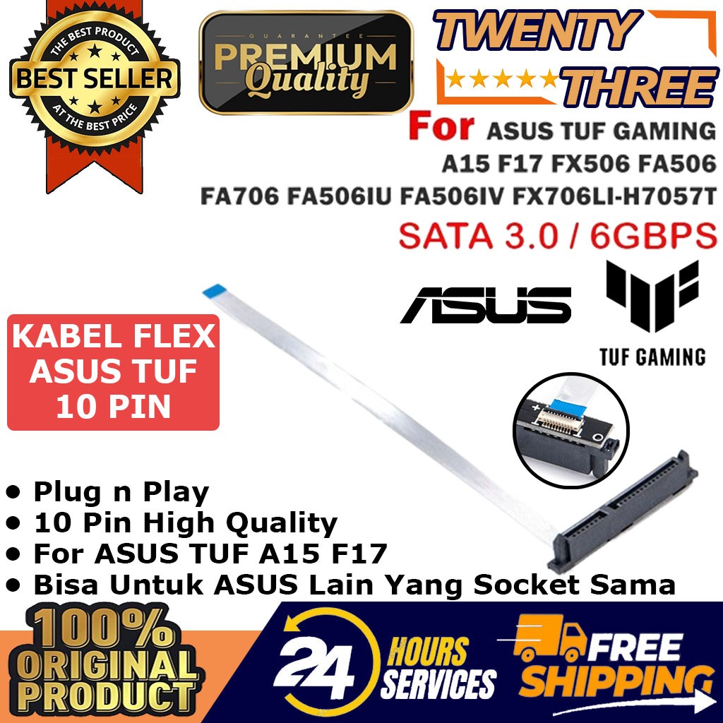 Flexible Cable Flex Connector HDD ssd Sata ASUS TUF GAMING A15 F17 ...