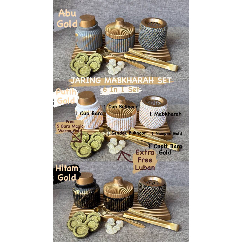 MABKHARAH NET SET 6in1 /Mabkhara Set Arabic aesthetic cute aesthetic ...