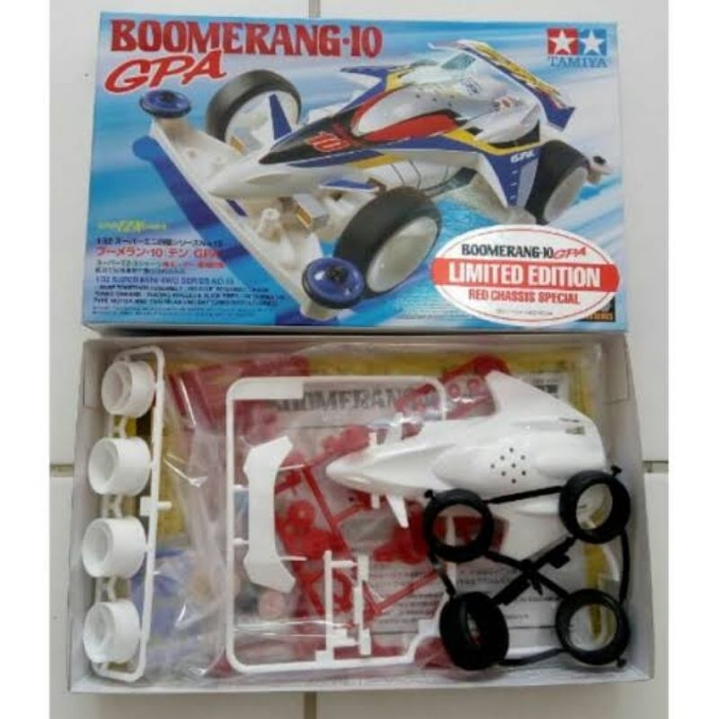 Tamiya 19515 Boomerang 10 GPA Red Chassis special Super TZX Chassis ...