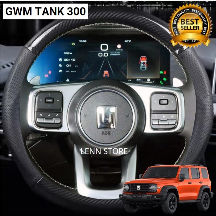Gwm TANK Car Carbon Steering Wheel Cover 300 2024 2025 | Shopee Singapore
