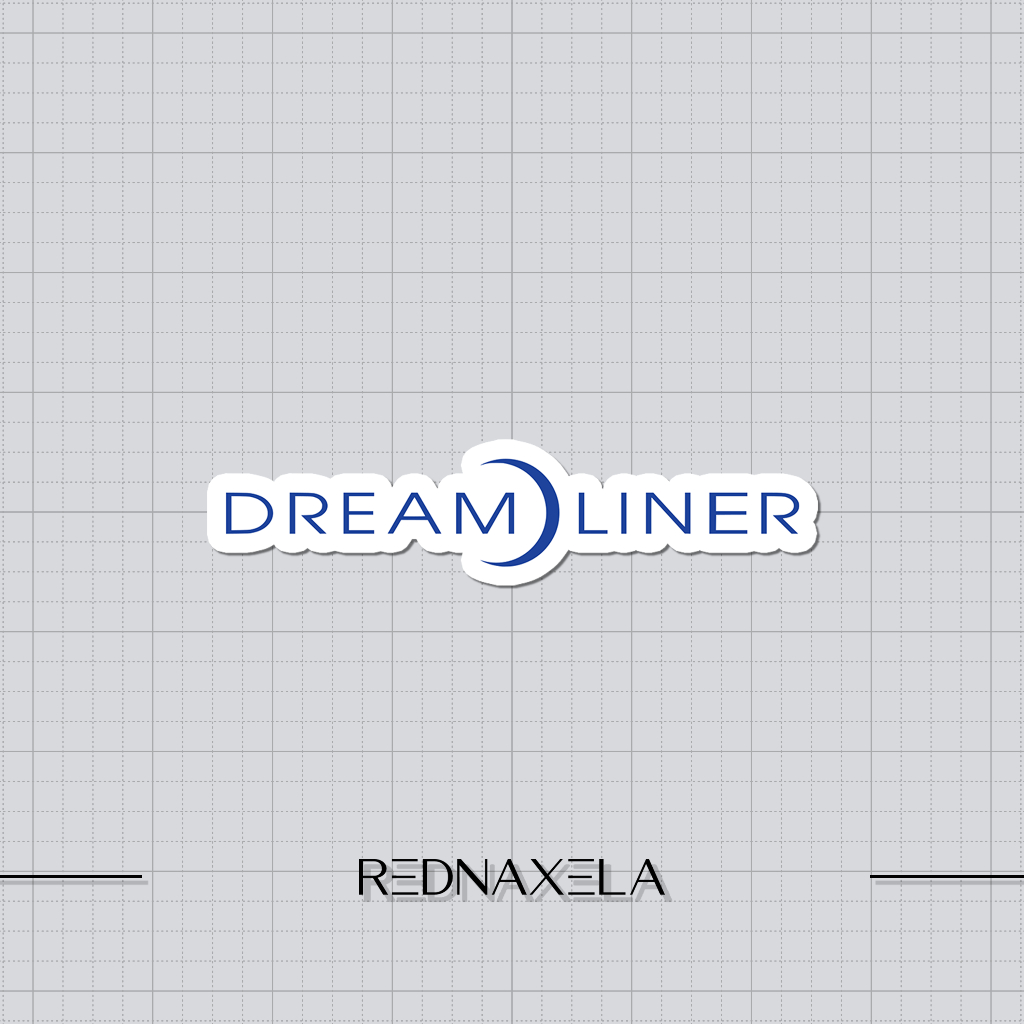 Stiker Vinyl Dreamliner Boeing Logo Stiker Koper Outdoor Waterproof ...