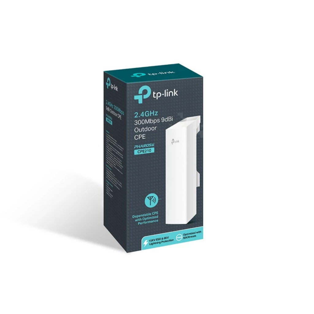 TP-LINK Outdoor Repeater CPE 300Mbps 9dBi Antenna Access Point - CPE210 ...