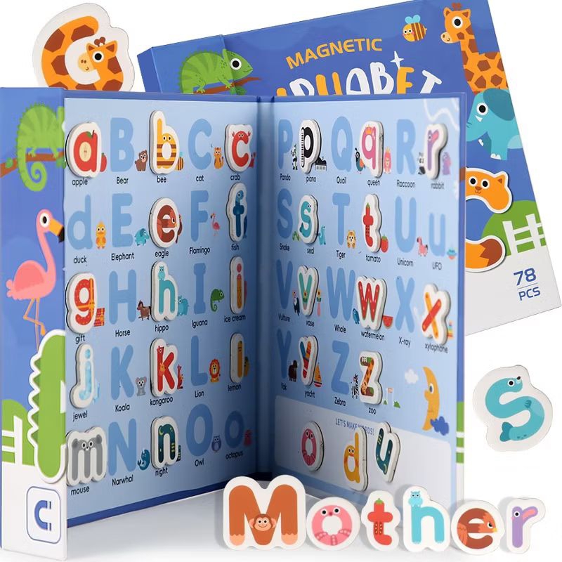 Magnetic Alphabet Puzzle Magnetic Alphabet Letters English Educational ...