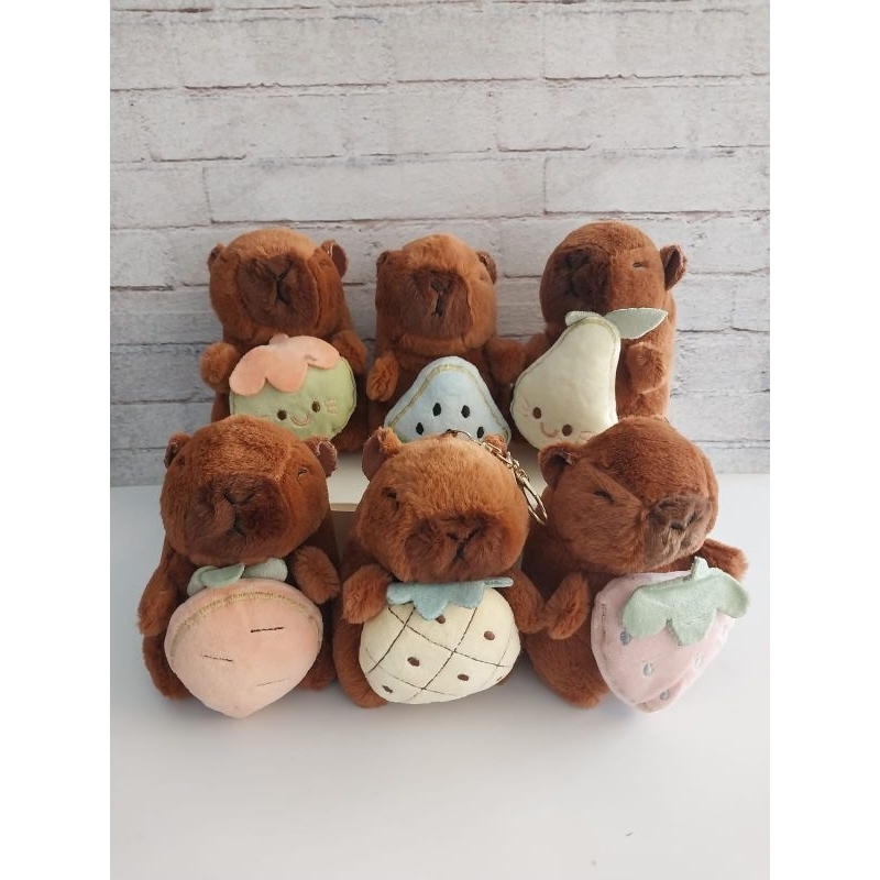 GANTUNGAN Capybara Chain/Fruit Capy Bara Keychain/Fruit Capybara Chain ...
