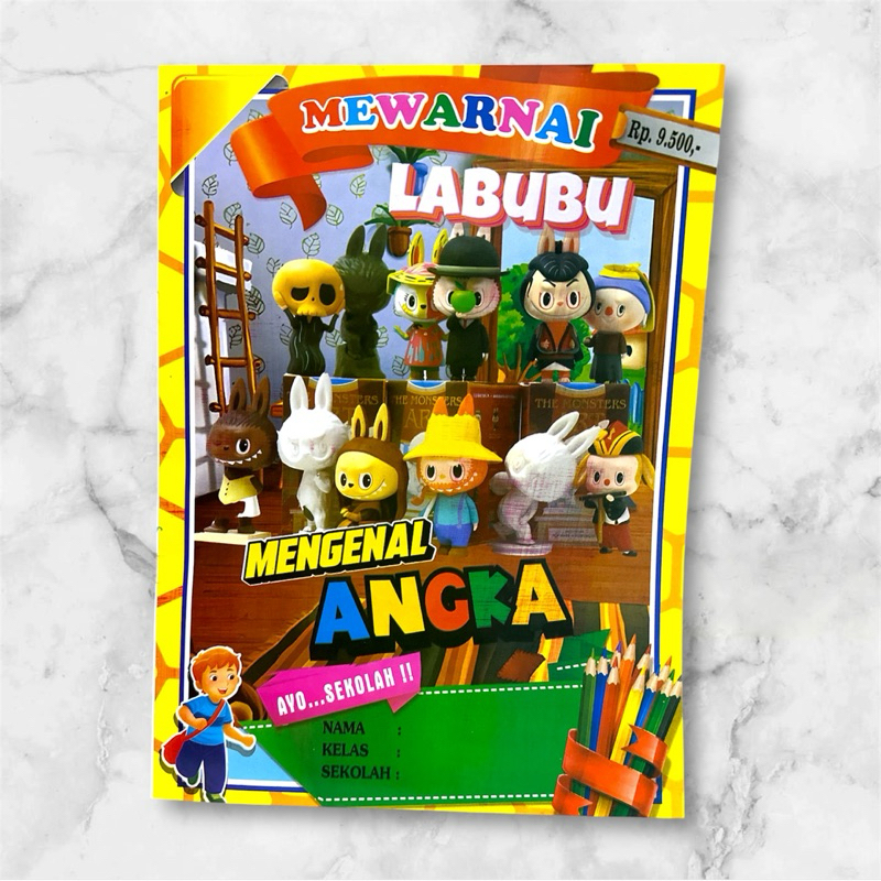 LABUBU Children's Coloring Book - A4 Size HVS Paper | Shopee Singapore