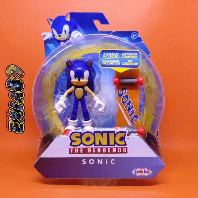 Sonic The Hedgehog 4-Inch Articulated Action Figure - Sonic With ...
