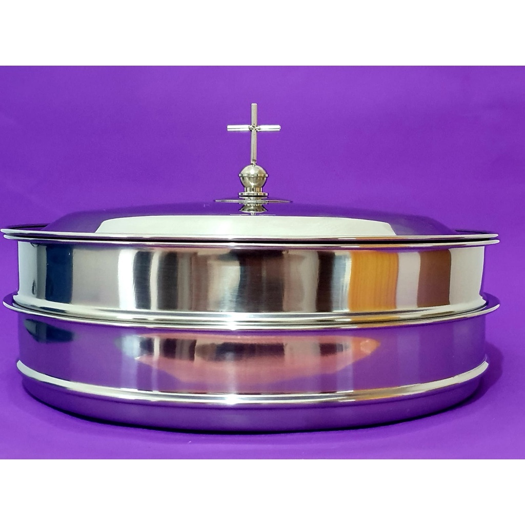 Traditional Holy Communion Tray 27, 2 Layers Plus Lid Set | Shopee ...