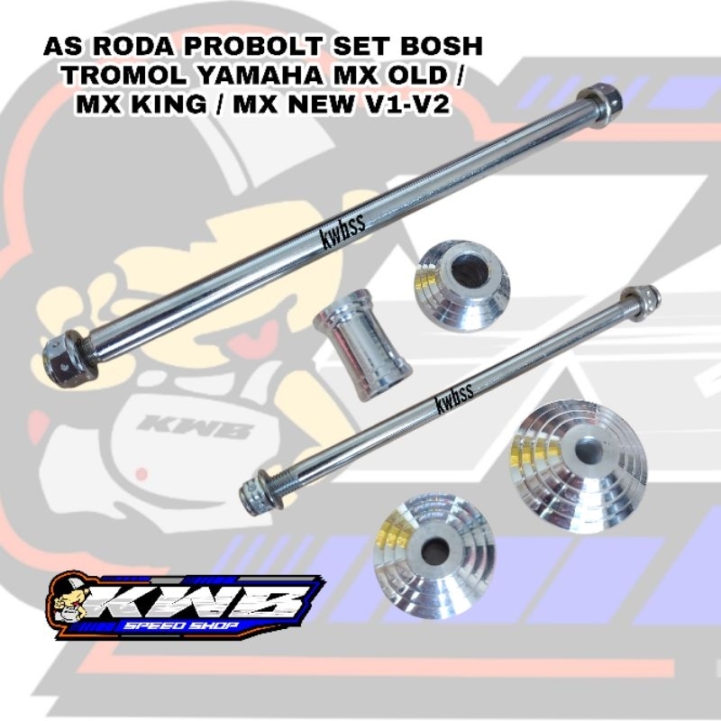 Probolt axle set aluminum drum bosh yamaha mx king v1 v2 | Shopee Singapore