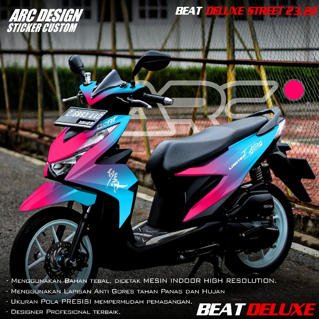 NEWEST Decal Sticker Honda Beat DELUXE STREET 2020 2021 2022 2023 Full ...
