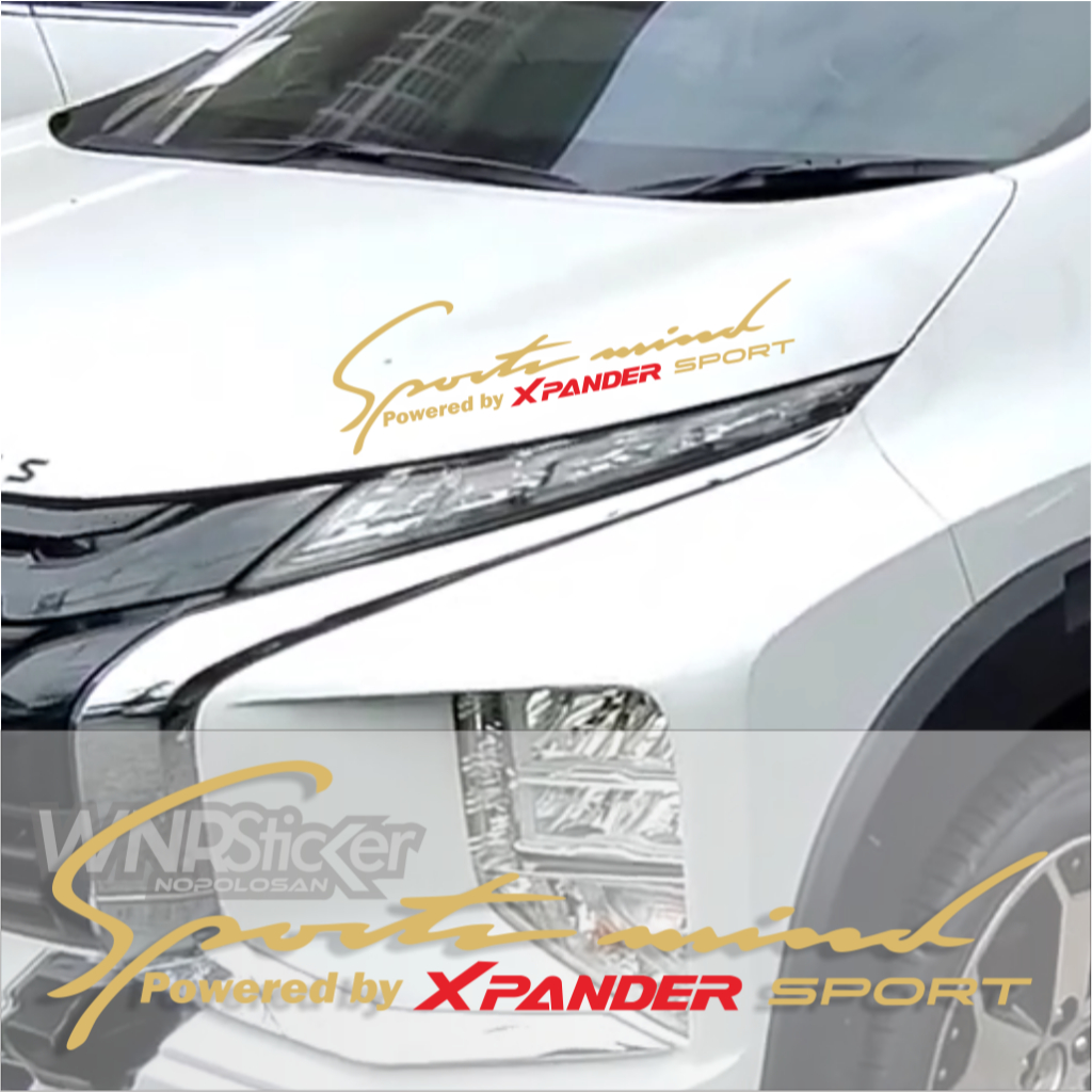 Mitsubishi xpander Car Hood Variation Sticker Sport Mind Model | Shopee ...