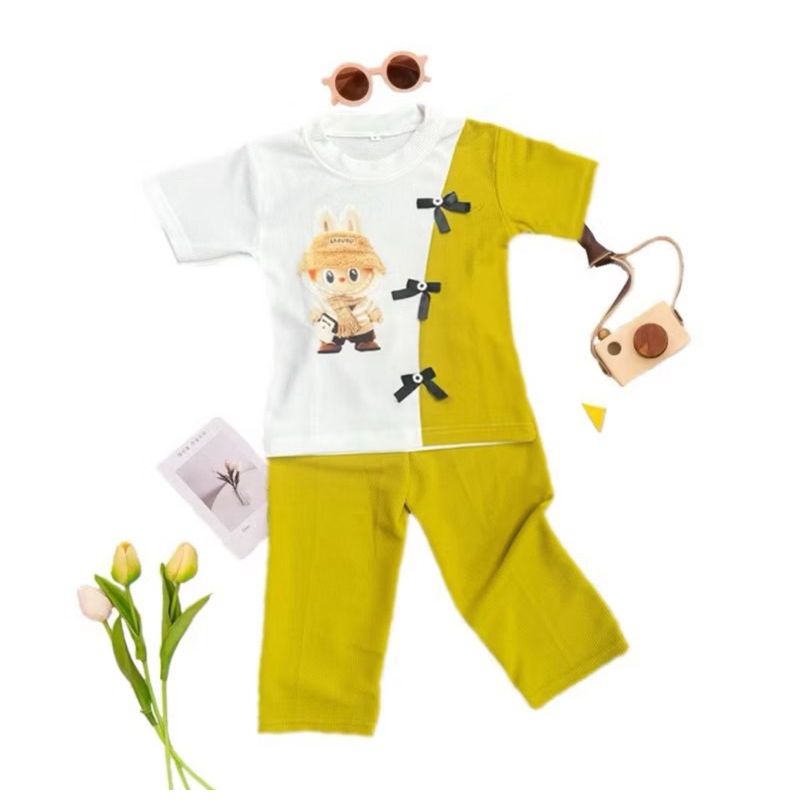 Labubu children's suits, children's clothes and trousers with the ...