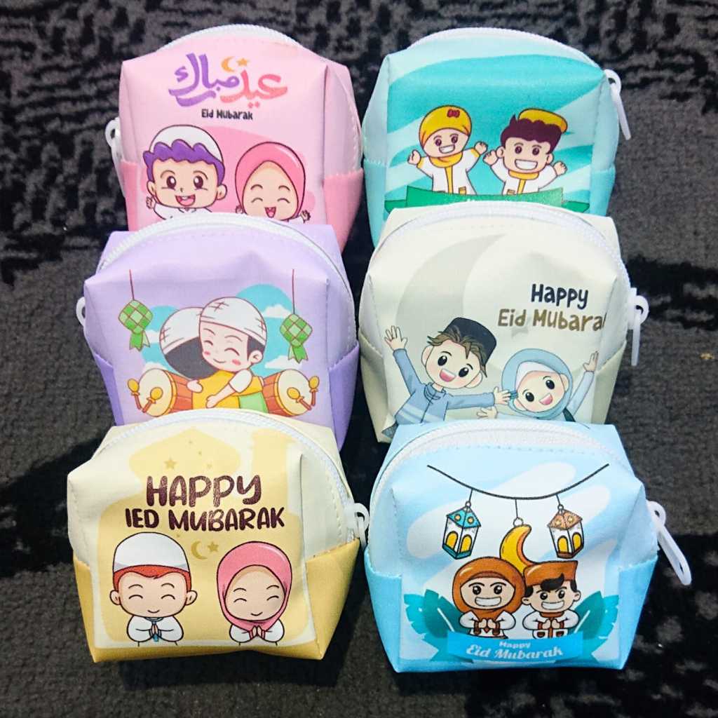 12Pcs Square Coin Purse Idul Fitri Mini Coin Box Angpau Lebaran Hari ...