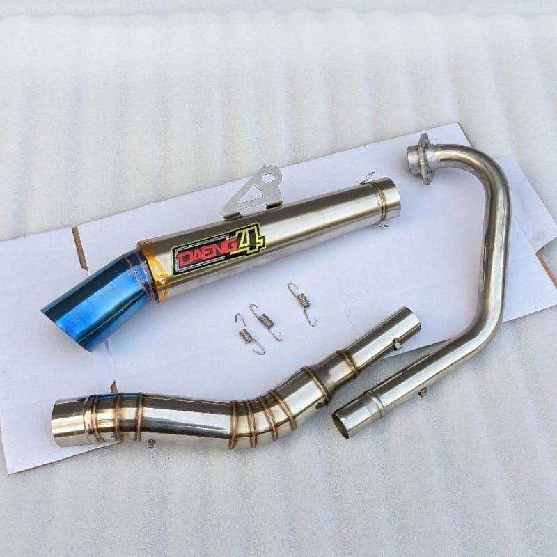 Daeng Sai4 Conical Open spec Exhaust Pipe tusi tc 125 150 tmx 150 skygo ...