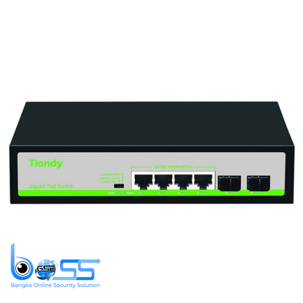 Poe SWITCH TIANDY 4 PORT TC-P3S06 | Shopee Singapore