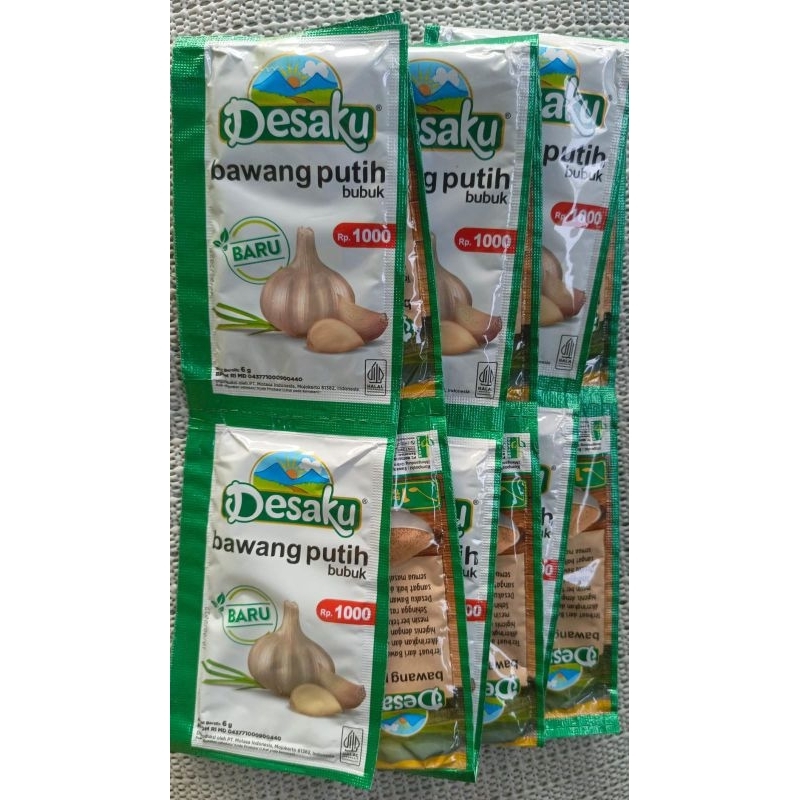 MY VILLAGE GARLIC POWDER // VILLAGE GARLIC @6 gr 1 PACK (12 Sachets ...