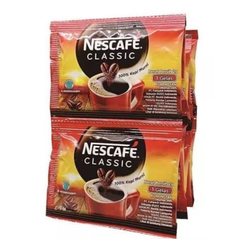 Nescafe Classic Coffee Sachet 2g contains 10pcs (1 PLAN) | Shopee Singapore