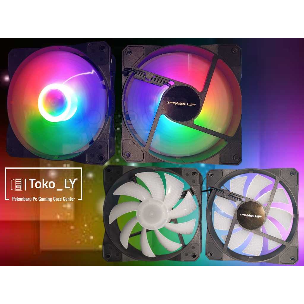 Fan Casing PC/Fan Cooler PC Led Raptor RGB Loop Middle Light Lost Pack ...