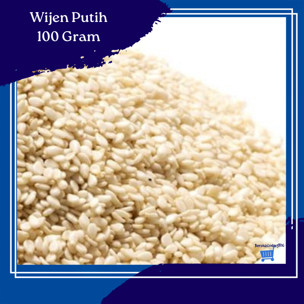 PUTIH Premium Quality White Sesame 100 Grams / White Sesame Seed ...