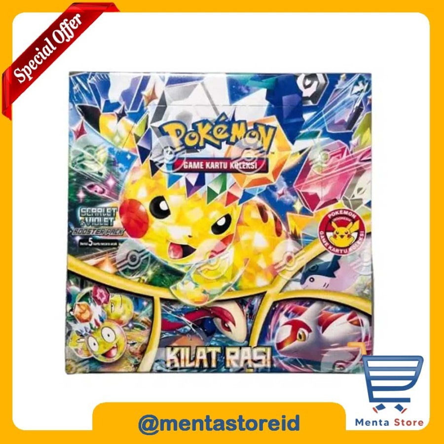 Pokemon TCG Indonesia Card - Flash Rasi Booster Box sv8s - Pokemon Game ...