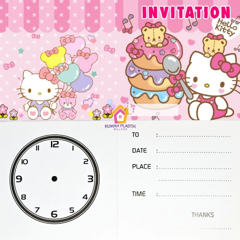 Folding invitation happy birthday hbd children's circumcision birthday ...