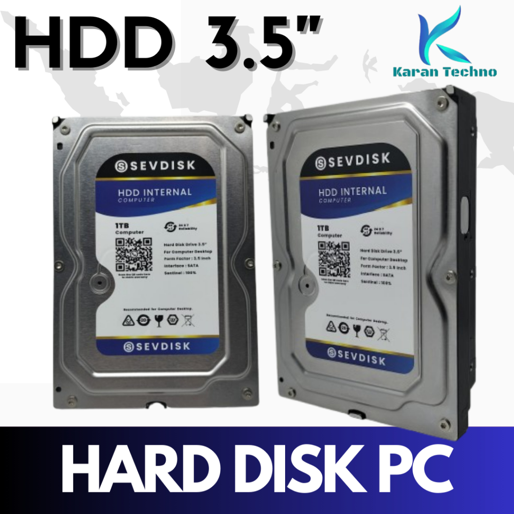 PC Hard Disk 1TB/500GB Sata 3.5 Internal HDD For PC Computer | Shopee ...