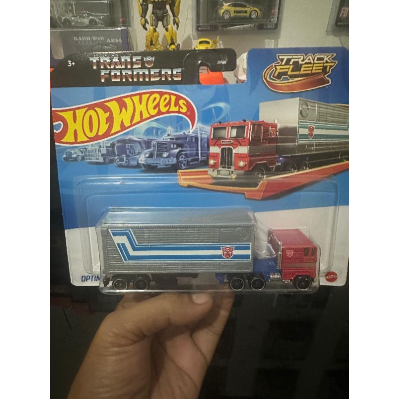 Hotwheels Transformers Track Fleet Optimus Prime | Shopee Singapore