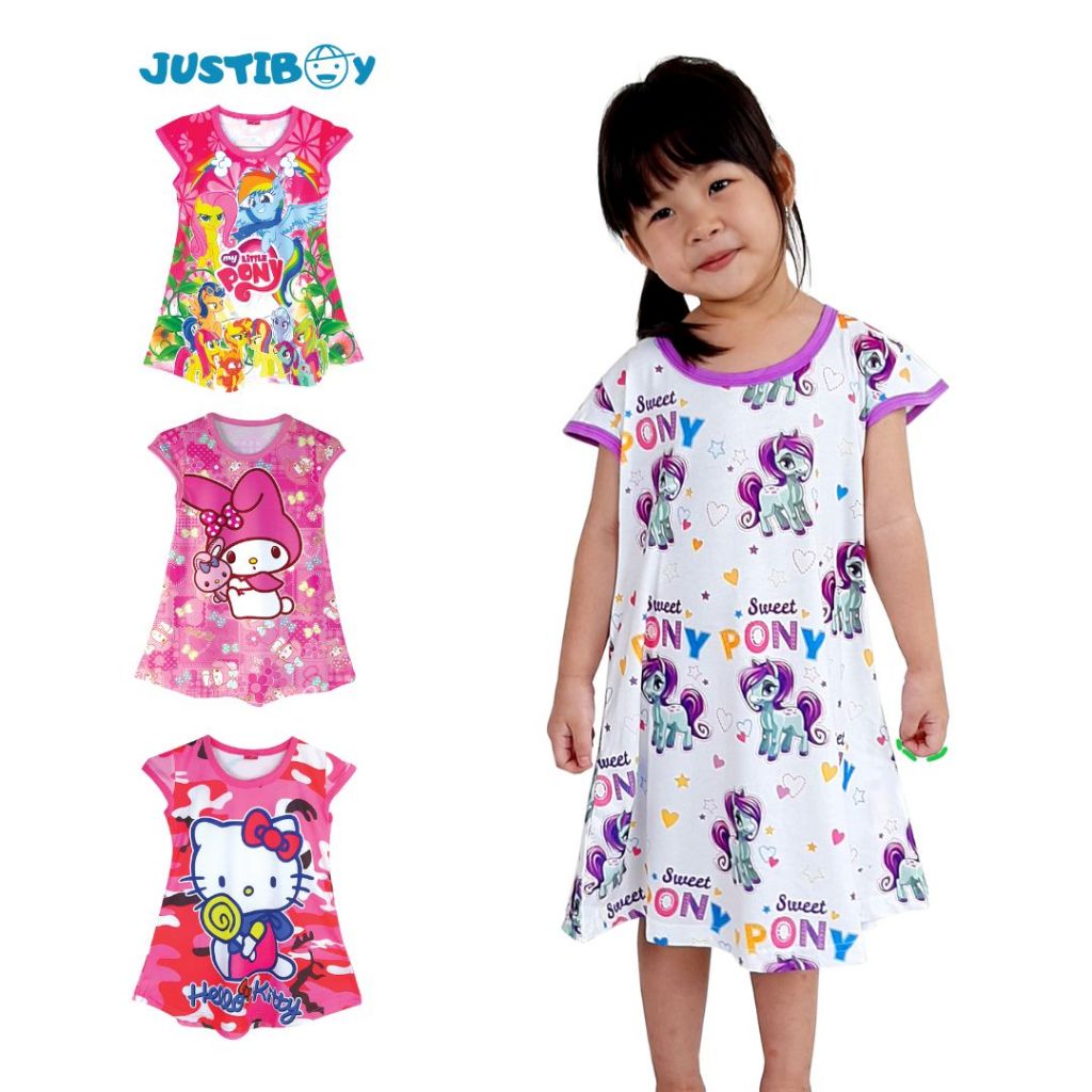 Girls' Dress with My Melody, Hello Kitty, Rainbow Ruby Character ...