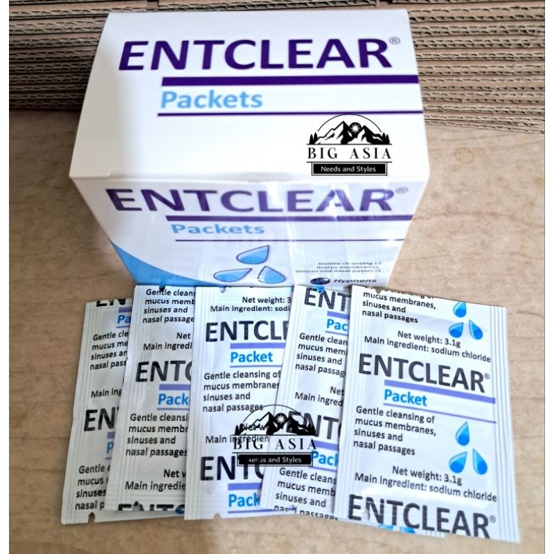 Original Entclear sachet packets/powder/nose sterile washing salt nasal ...
