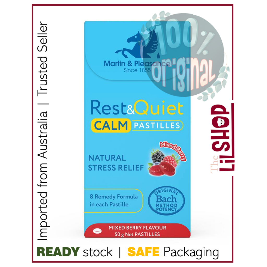 Rest & Quiet Calm Pastilles Mixed Berry 50g - 100% ORIGINAL from ...