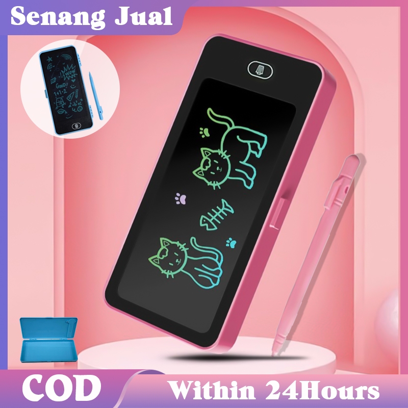 Drawing Box Pencil Case Lcd Pencil Box Drawing 2 In 1 Pencil Box ...