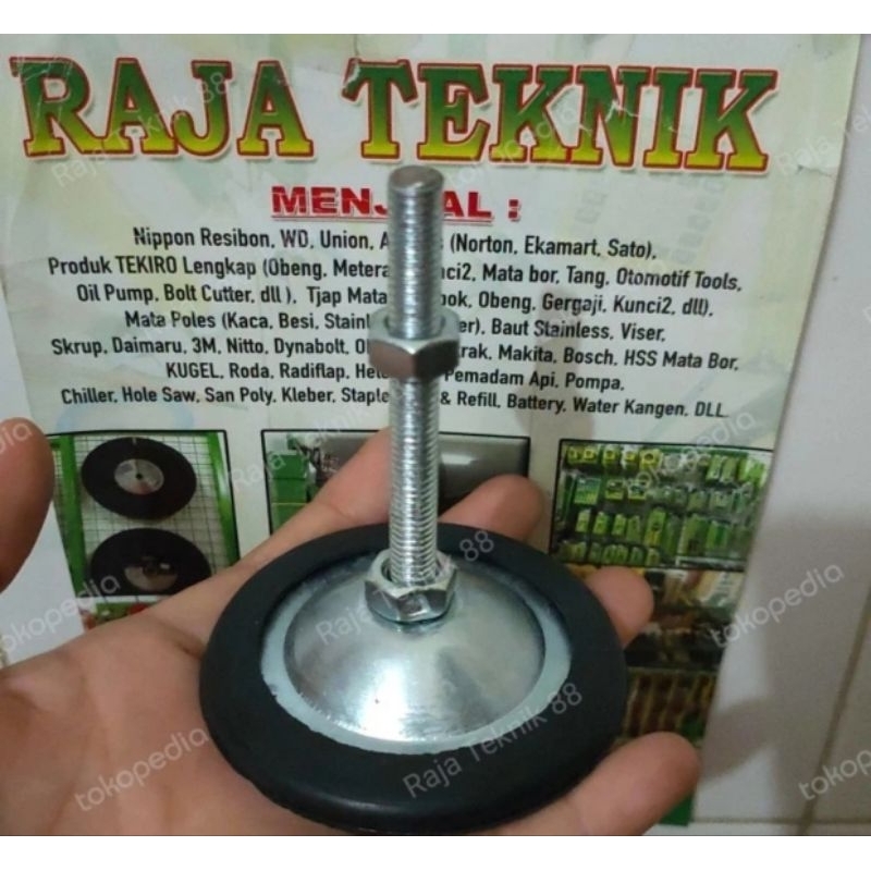 Table legs M8 x 100 + rubber/ adjuster M8 x 100 + rubber /adjuster foot ...