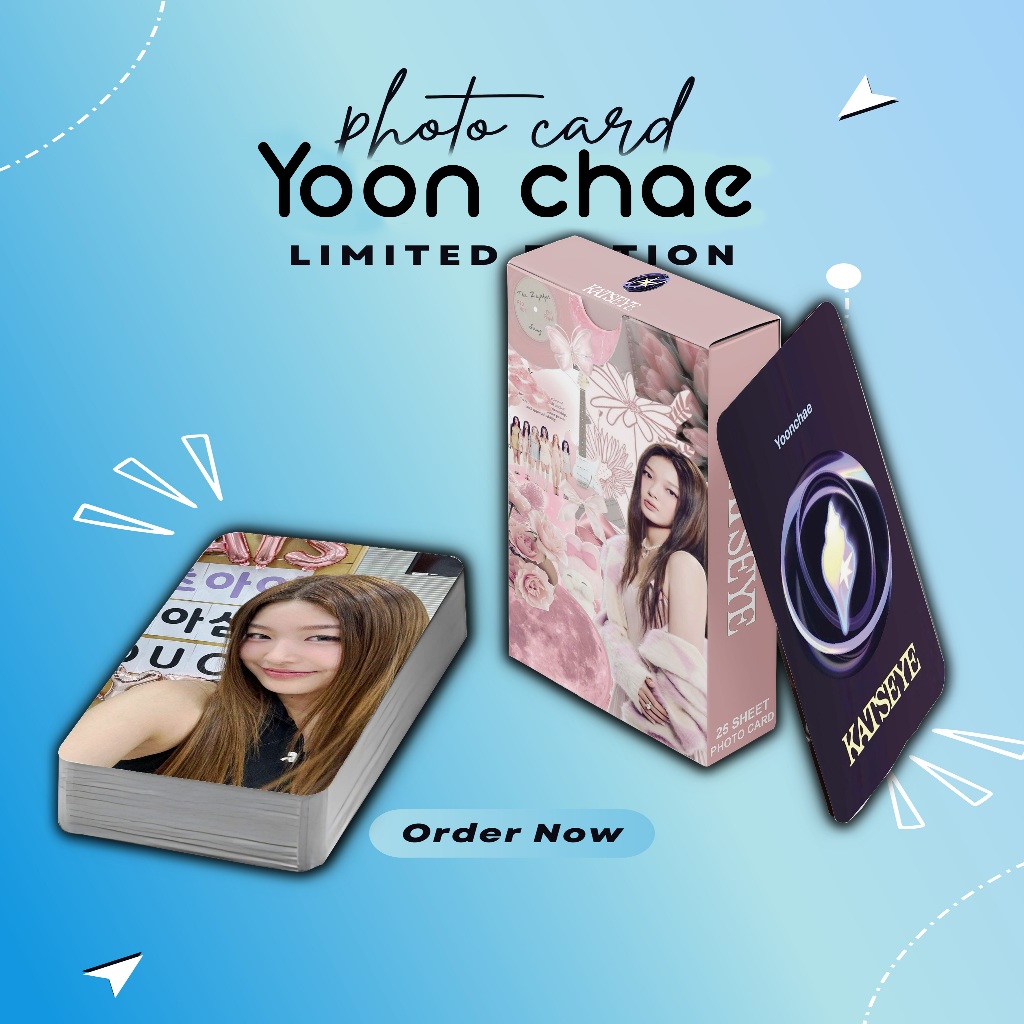 Photocard KPOP KATSEYE JEUNG YOON-CHAE PREMIUM 25 SHEETS | Shopee Singapore
