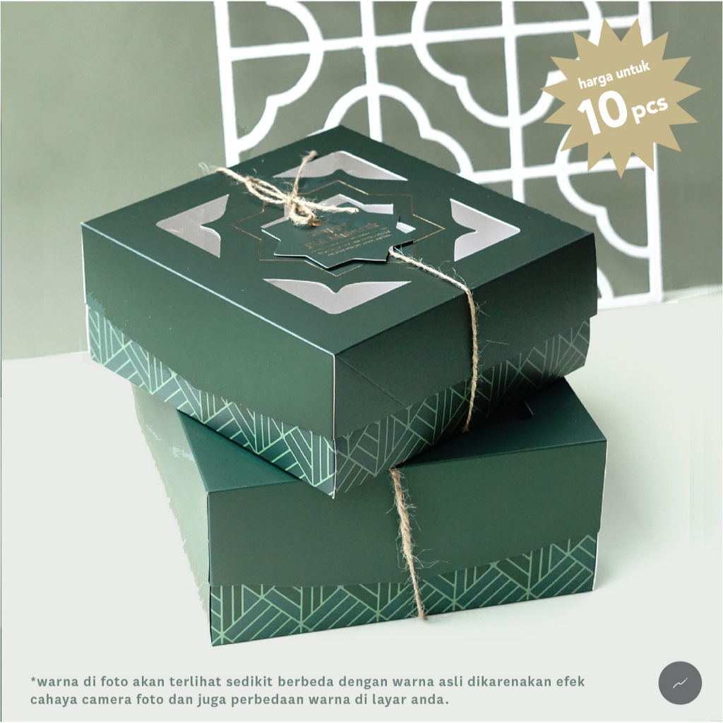 10pcs Eid Al-Fitr Cake Boxes Eid Cake Boxes Packaging Hampers Ramadan ...