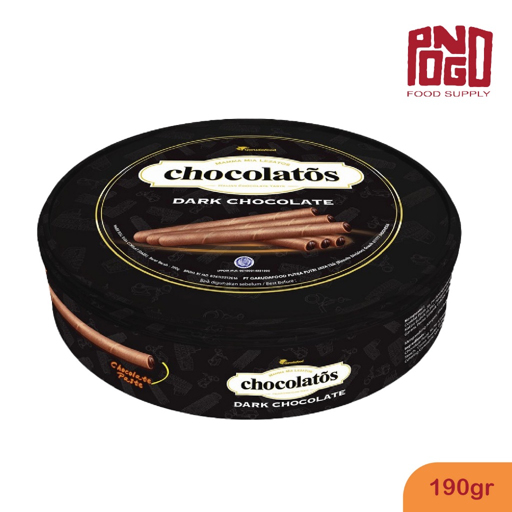 Gery Wafer Roll Chocolatos Dark 190gr Eid Biscuit Wafer | Shopee Singapore
