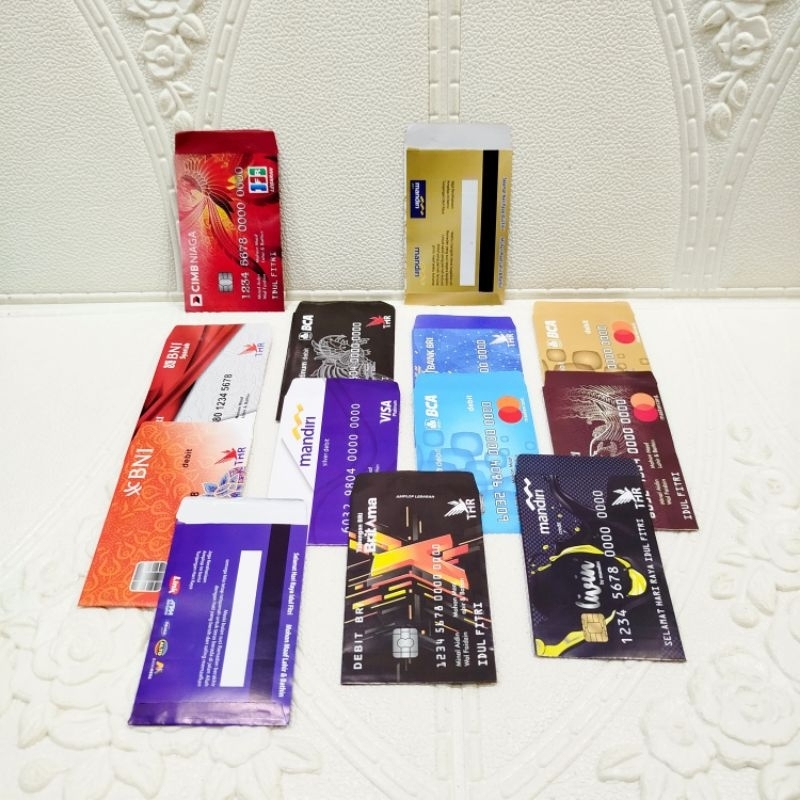 100 angpau sheets / envelopes for Eid al-Fitr with ATM-ATM AN short ...